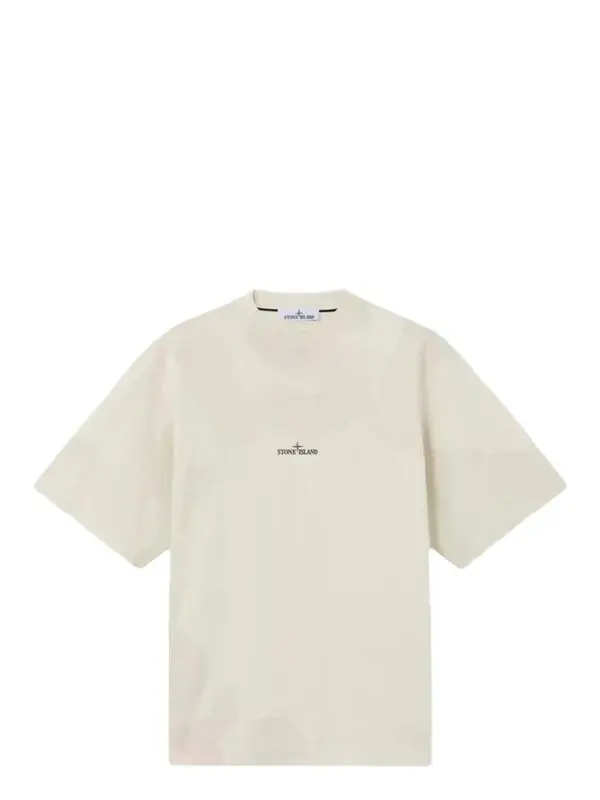 Stone Island Logo-print T-shirt - Neutrals