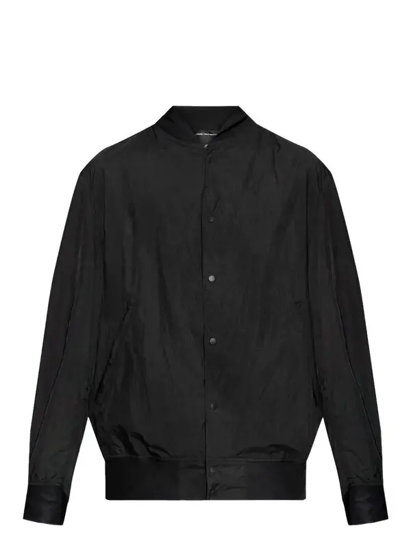 Y3 Collegiate Ribbed Bomber Jacket - Black