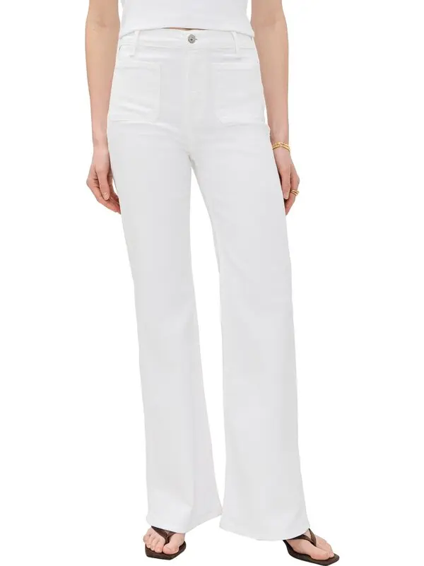 Citizens Of Humanity Kimberly Patch Pocket Flare Jeans - Soft White