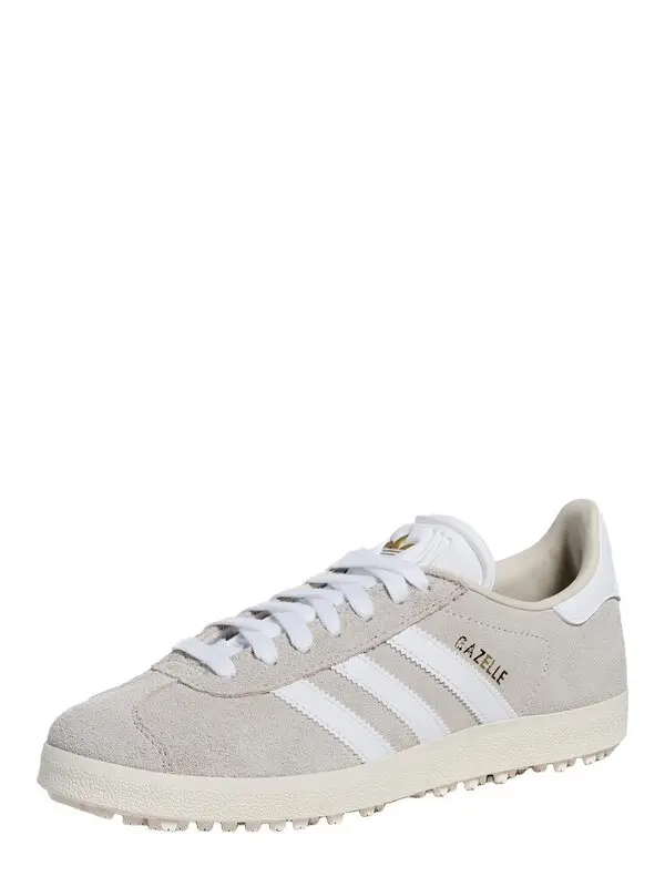 Adidas Gazelle Spikeless Golf Sneakers - Alumina/ftwr White/gold Met