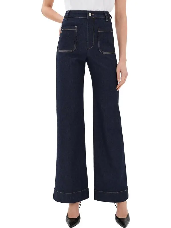Victoria Beckham Alina Stretch Jeans - Indigo Rinse