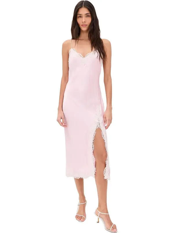 Cami Nyc Peride Silk Midi Dress - Dogwood