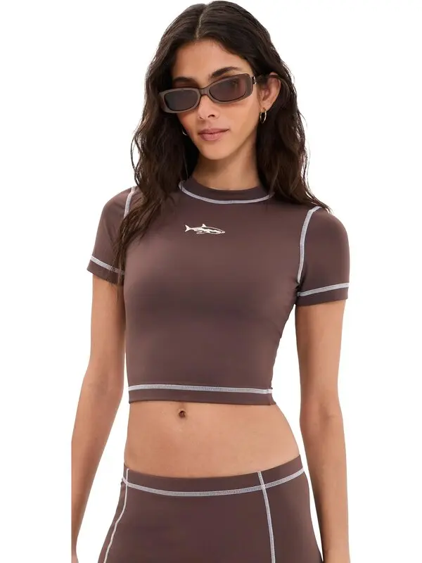 Staud Jett Swim Top - Java