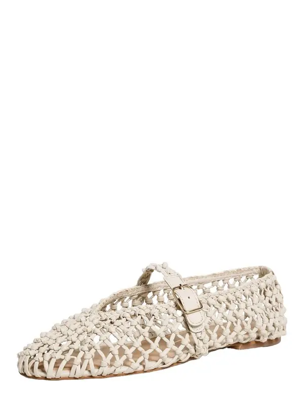 Dolce Vita Clair Woven Flats - Ivory