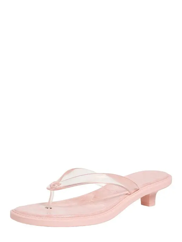 COACH Jelly Flip Flop Sandals - Candy Pink
