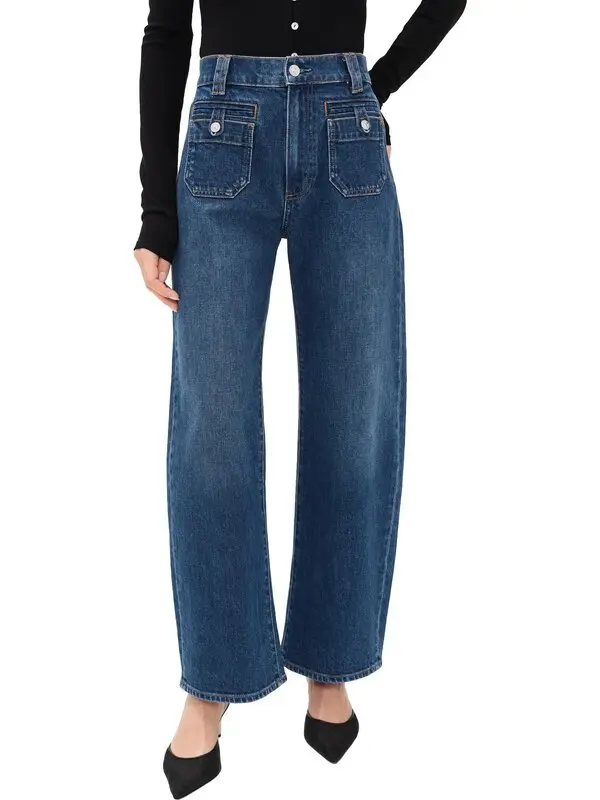 Paige Arellia Ankle Jeans With Welt Tab Patch Pockets - Paradox
