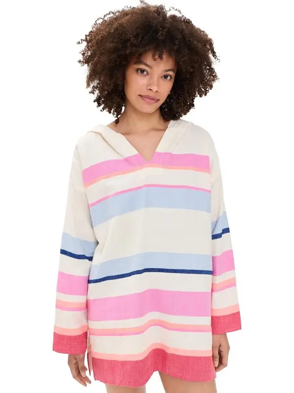 LEMLEM Henok Striped Hoodie - Desita Pink