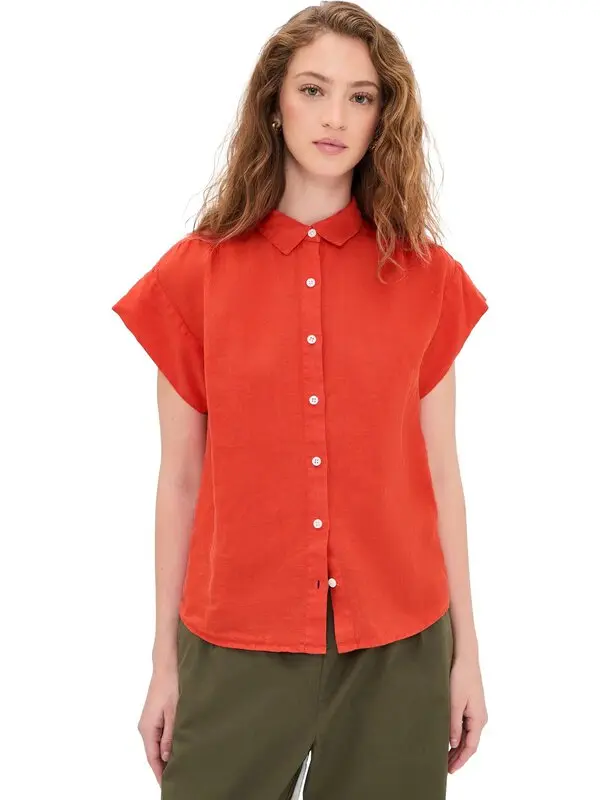 ALEX MILL Marlee Shirt - Chili