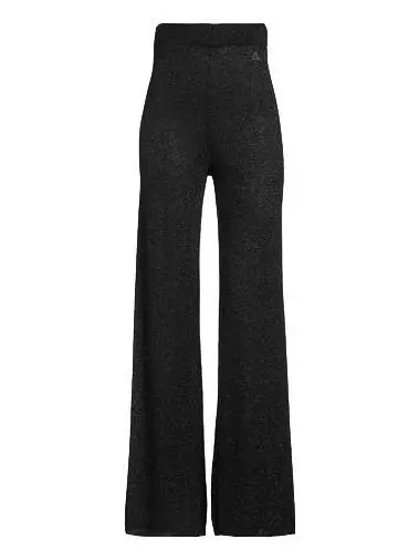 AKEP Knit Wide-leg Pants - Black