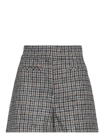 Sandro Houndstooth Tweed Shorts - Grey