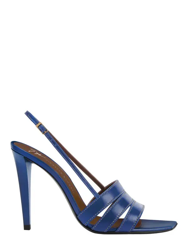 GIUSEPPE ZANOTTI Brivido Slingback 105 Sandals - Bluette