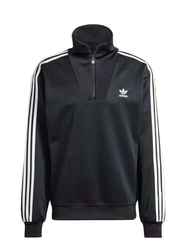 Adidas Quarter-zip Sweatshirt - Black