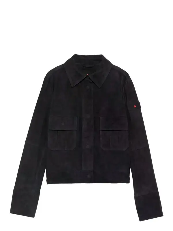Peuterey Era Suede Pocket Jacket - Blue