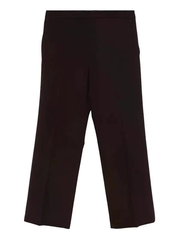 Chloé Press-crease Trousers - Purple