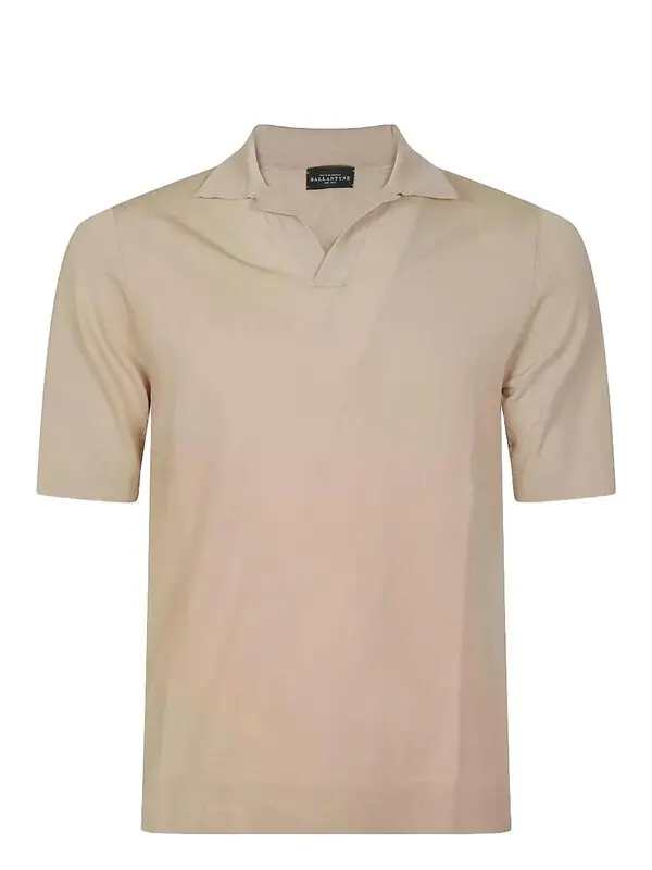 BALLANTYNE Cotton Polo Shirt - Neutrals