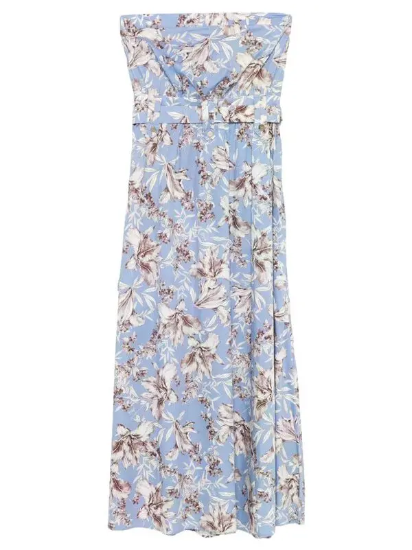 Liu Jo Floral Maxi Dress - Blue