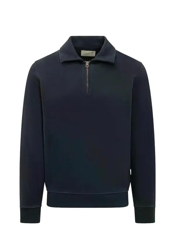 BL'KER Half-zip Collared Sweatshirt - Blue