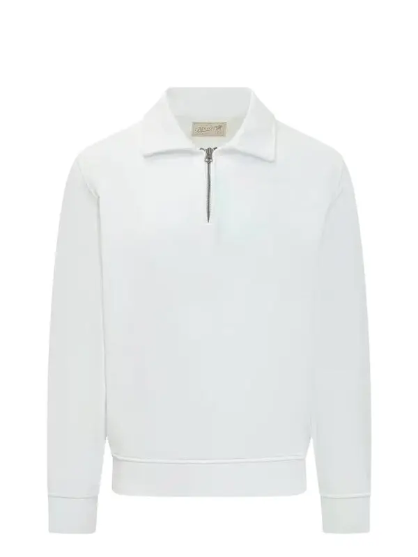 BL'KER Half-zip Sweatshirt - White