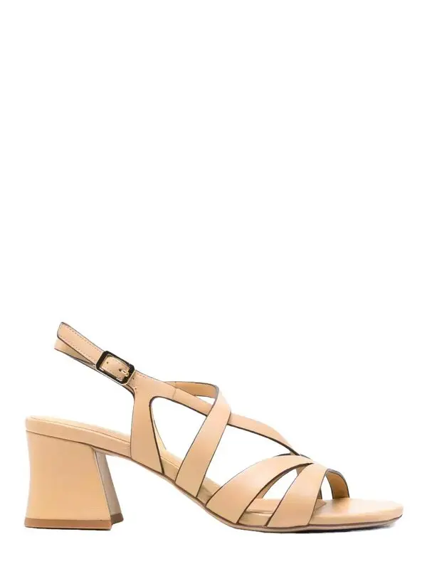 BRUNO PREMI Criss-cross Strap Sandals - Neutrals