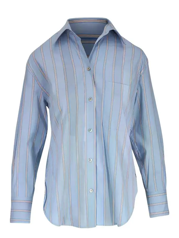 Vince Del Mar Striped Shirt - Blue