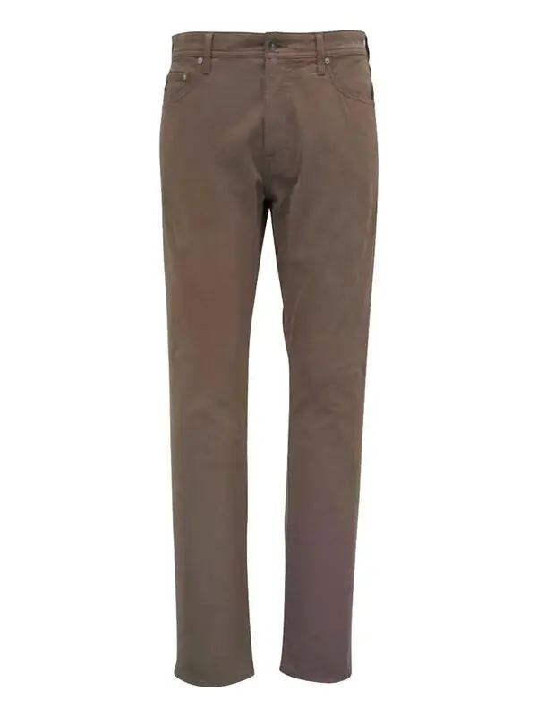 Ag Tellis Sud Straight-leg Trousers - Brown