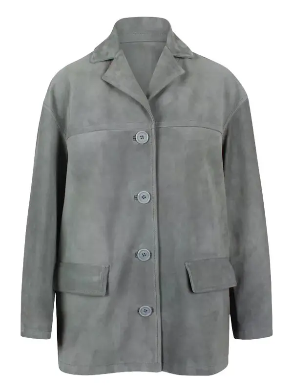 SALVATORE SANTORO Suede Jacket - Grey