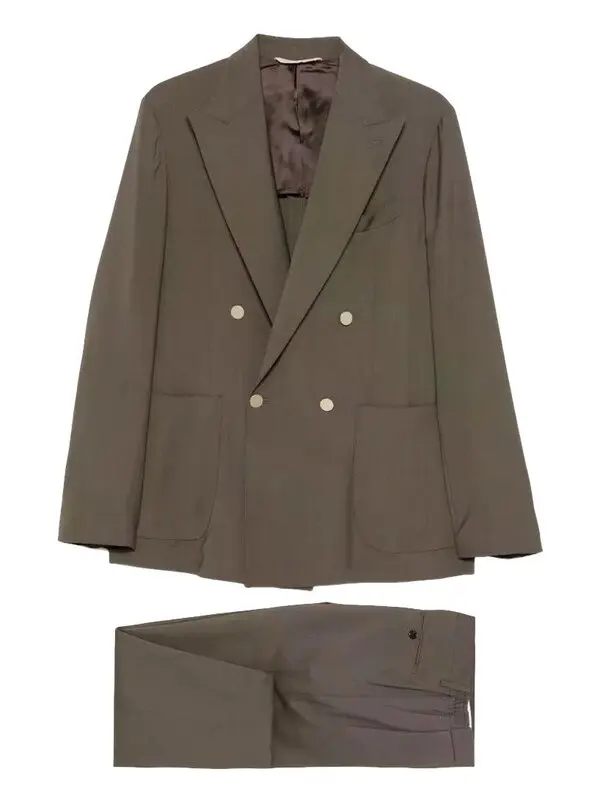 BRIGLIA 1949 Double-breasted Suit - Green