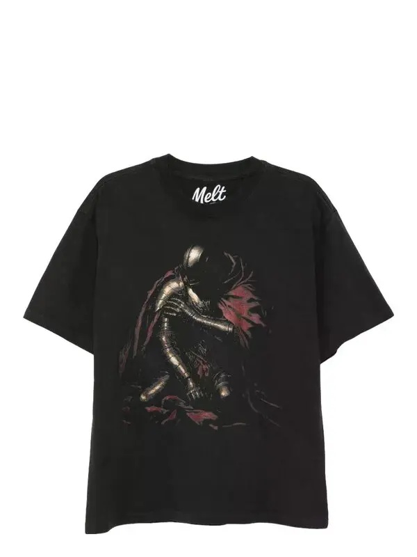 MELT Graphic-print T-shirt - Black