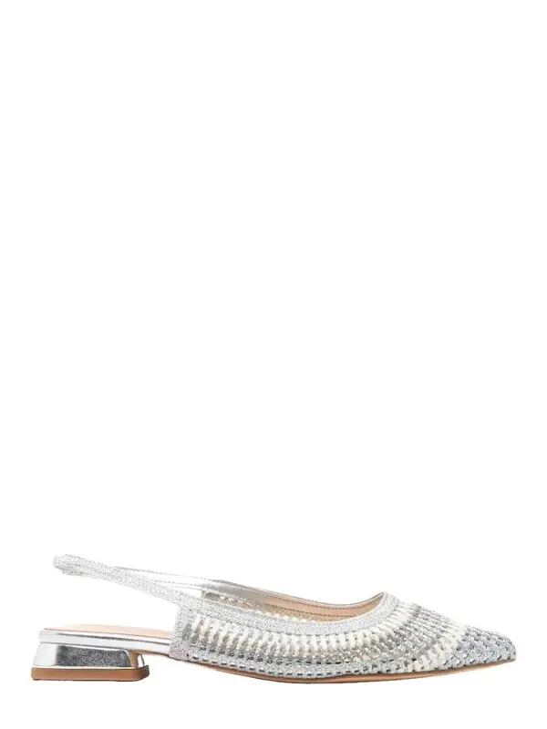 KEYS Woven Pumps - Silver