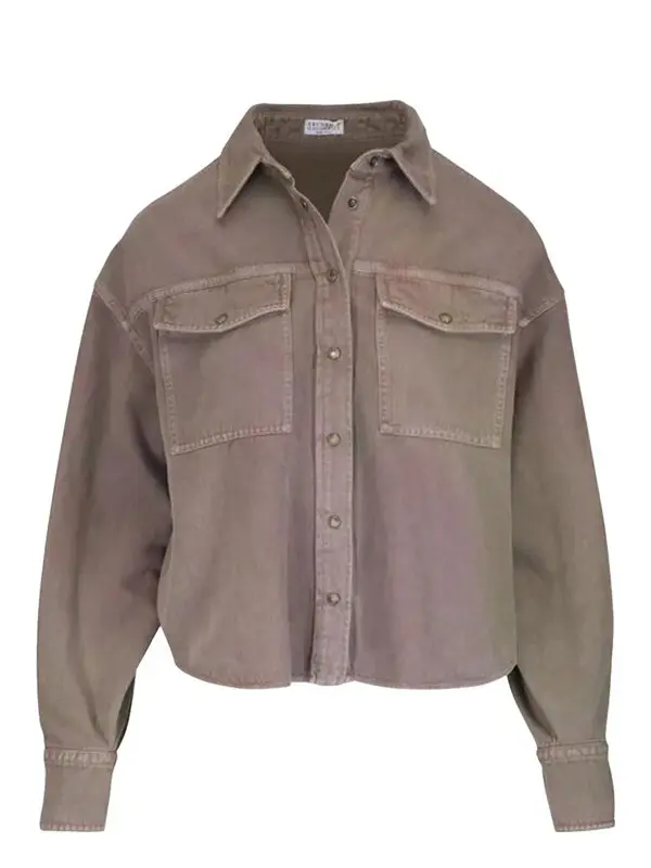 Brunello Cucinelli Flap-pocket Shirt - Neutrals