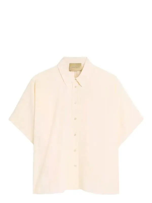 Momoni Short Sleeve Shirt - Neutrals