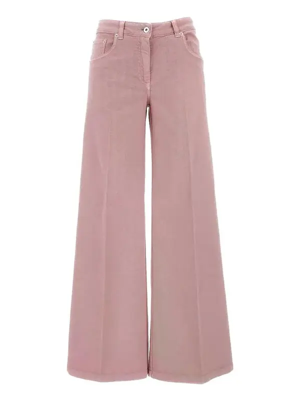 True Royal Wide-leg Trousers - Pink