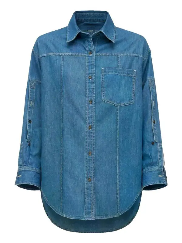 3.1 Phillip Lim Oversized Chambray Shirt - Blue