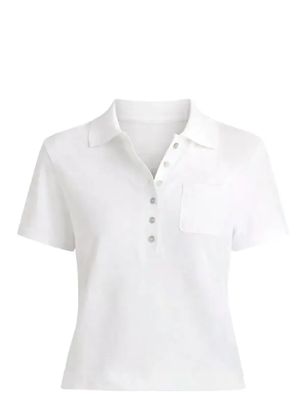 Vince Pocket Polo T-shirt - White