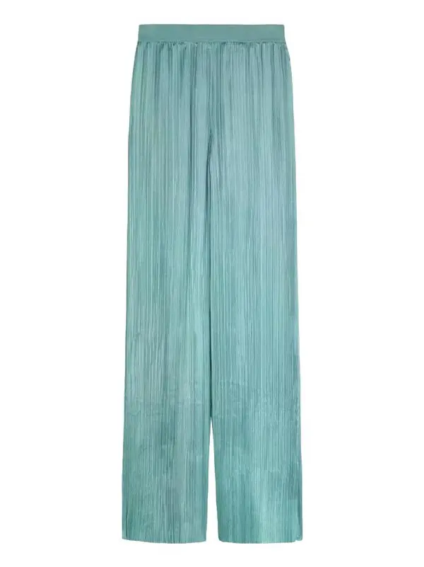 JOSEPH Amber Pleated Palazzo Pants - Blue