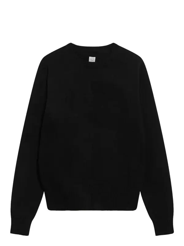 TOTEME Crew Neck Sweater - Black