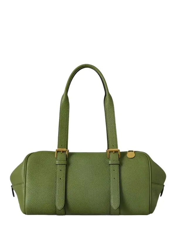 Mulberry Logo-charm Buckled Shoulder Bag - Green