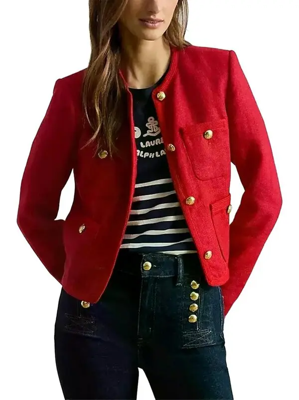 Ralph Lauren Button Pocket Jacket - Red