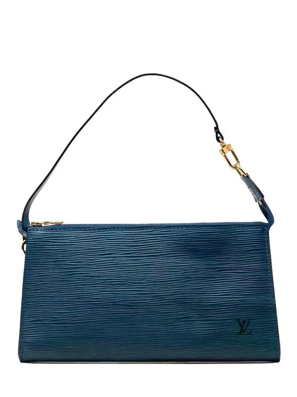 LOUIS VUITTON 2000 Epi Pochette Accessoires Shoulder Bag - Blue
