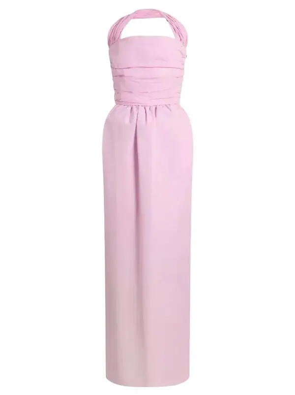 PATOU Halterneck Maxi Dress - Pink
