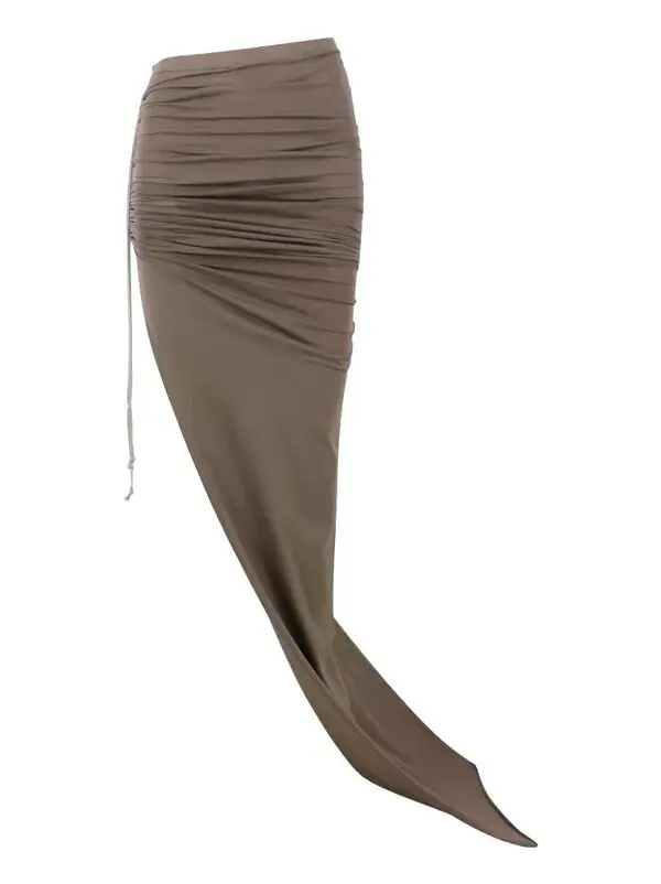 Rick Owens Draped Drawstring Skirt - Neutrals