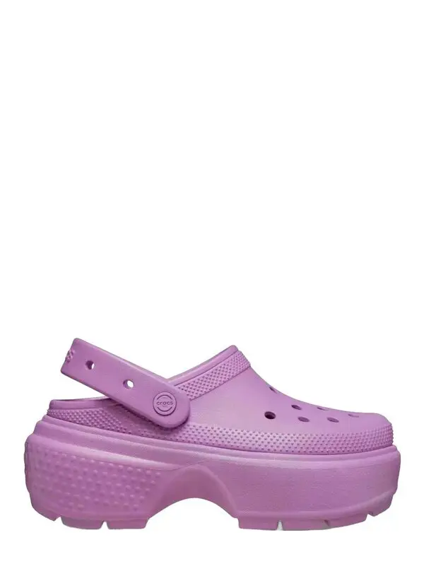 CROCS Stomp Platform Clogs - Purple