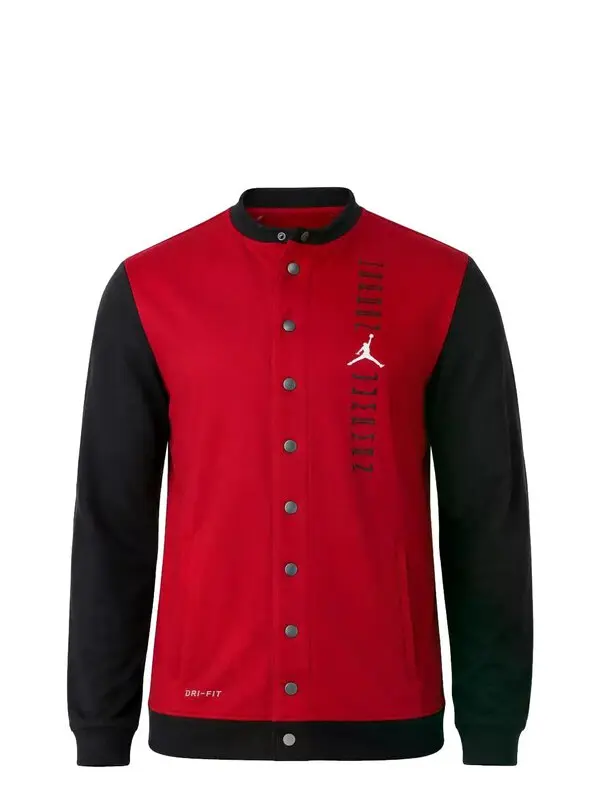 JORDAN Jumpman Xi Press-stud-fastening Jacket - Red