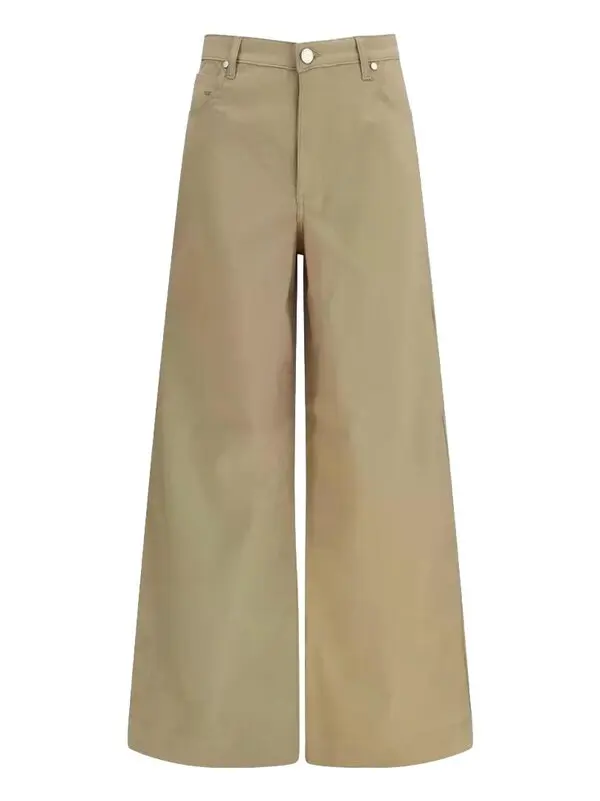 CRUNA High-waist Wide Leg Trousers - Neutrals