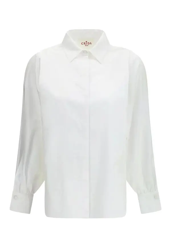 CRIDA MILANO Mughetto Shirt - White