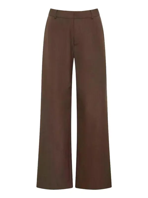 ST. AGNI Carter Trousers - Brown