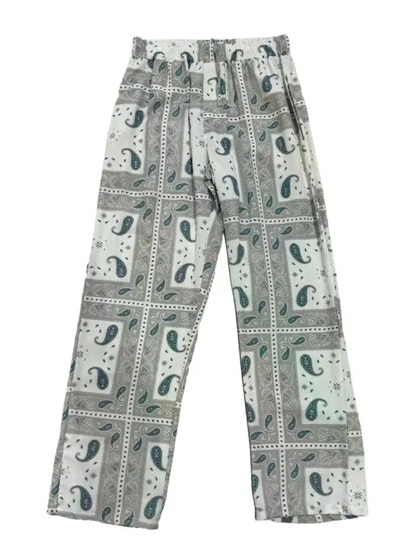 NIKBEN Paisley Track Pants - White