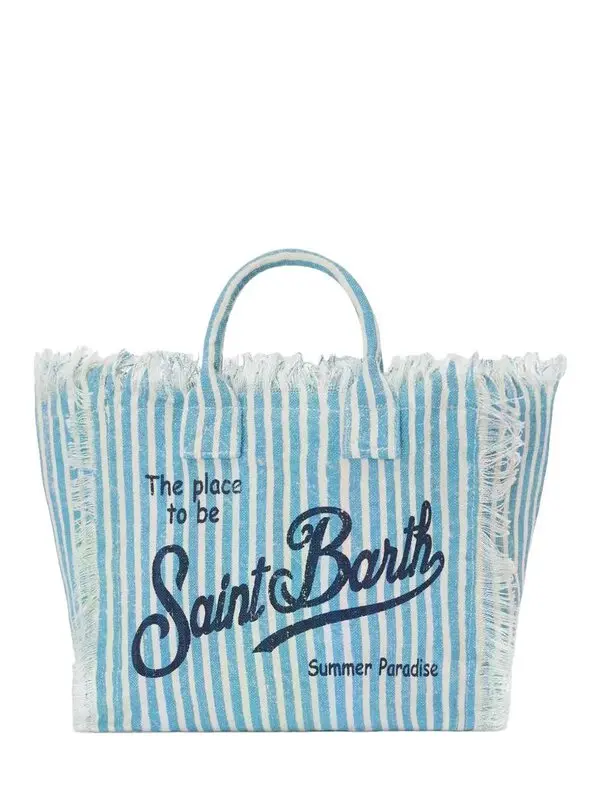 MC2 SAINT BARTH Mini Vanity Tote Bag - Blue
