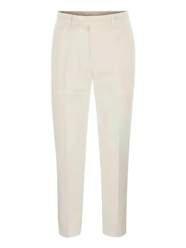 PT TORINO Tailored Front Trousers - Neutrals