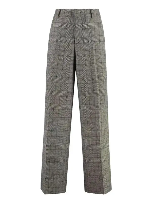 PT TORINO Wide-leg Trousers - Grey